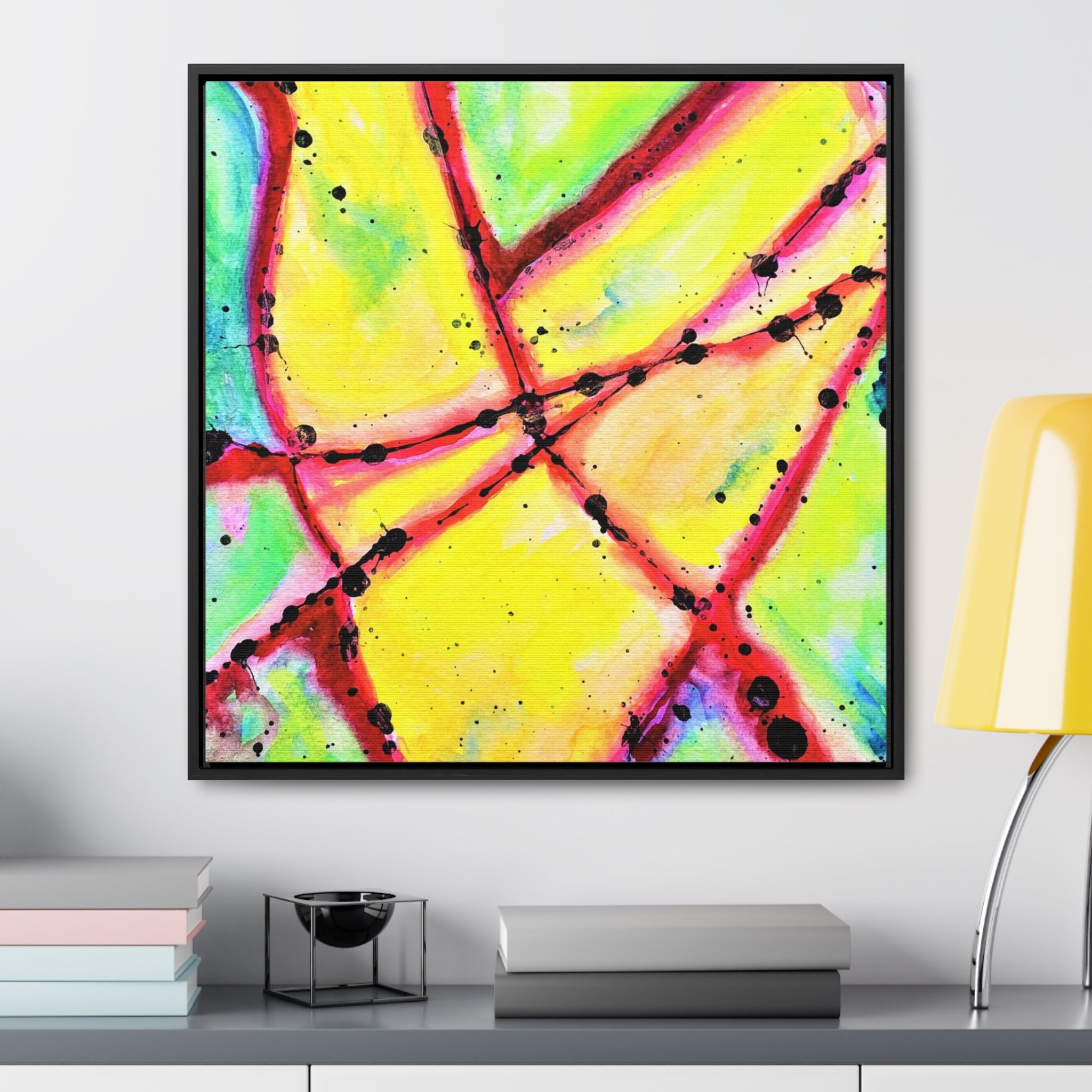 Love Chained Gallery Canvas Wraps Square Frame – Kia Day Design