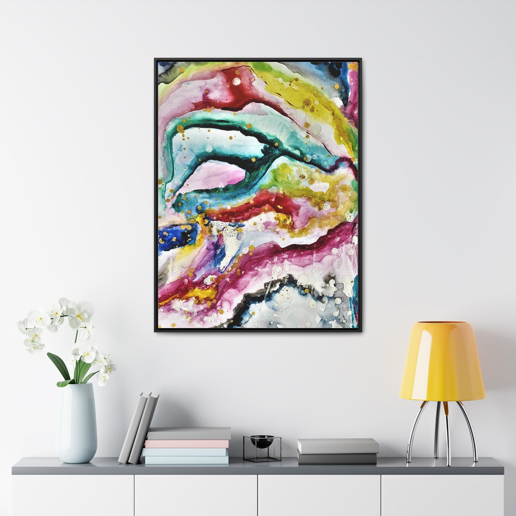 Cosmic Face Gallery Canvas Wraps Vertical Frame – Kia Day Design