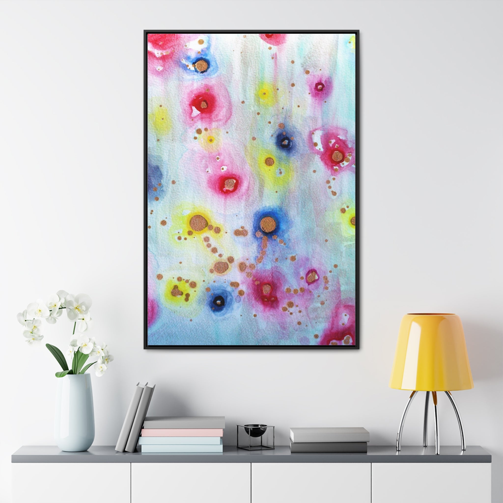 Raining Blooms Gallery Canvas Wraps Vertical Frame – Kia Day Design