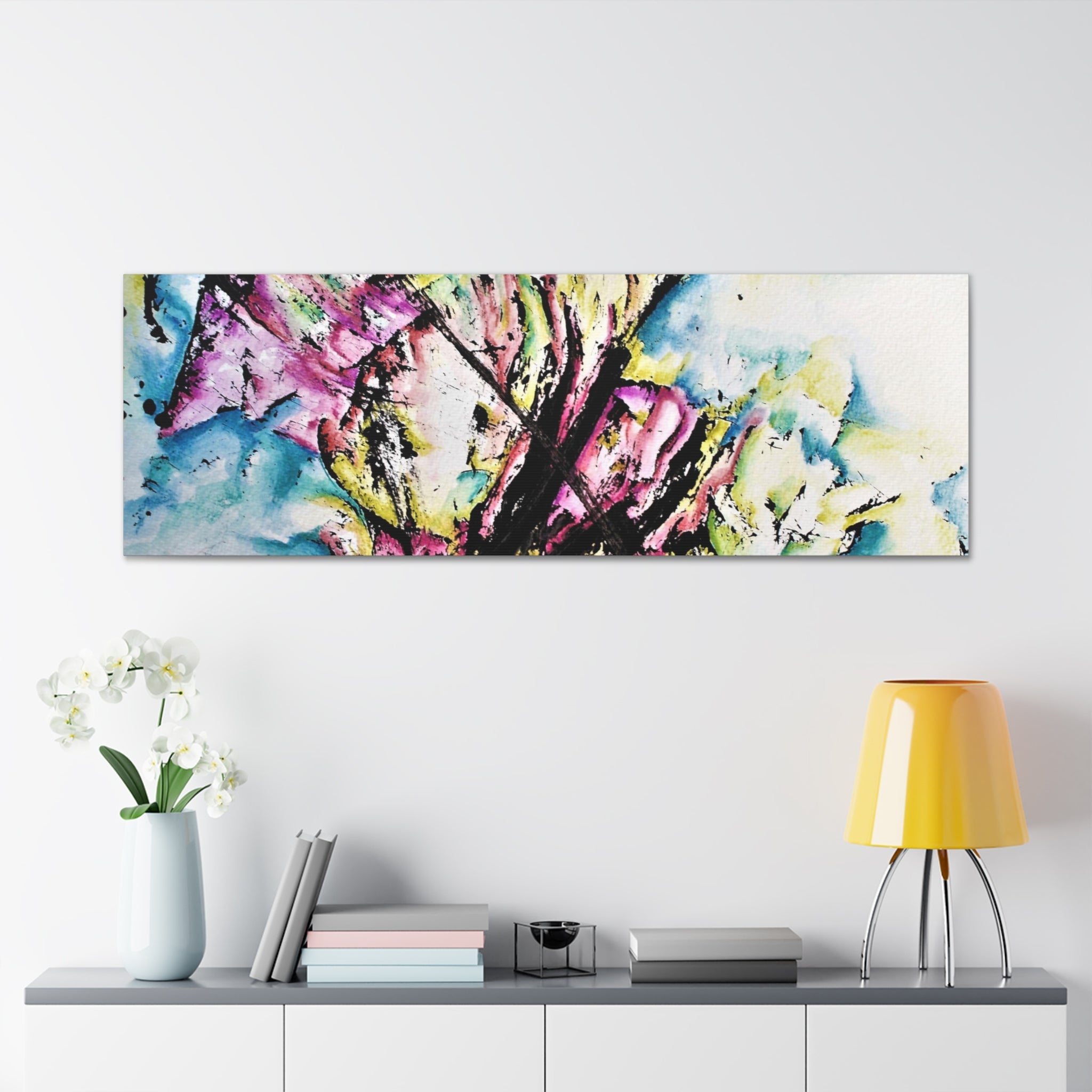 Kitty In Space Canvas Gallery Wraps – Kia Day Design