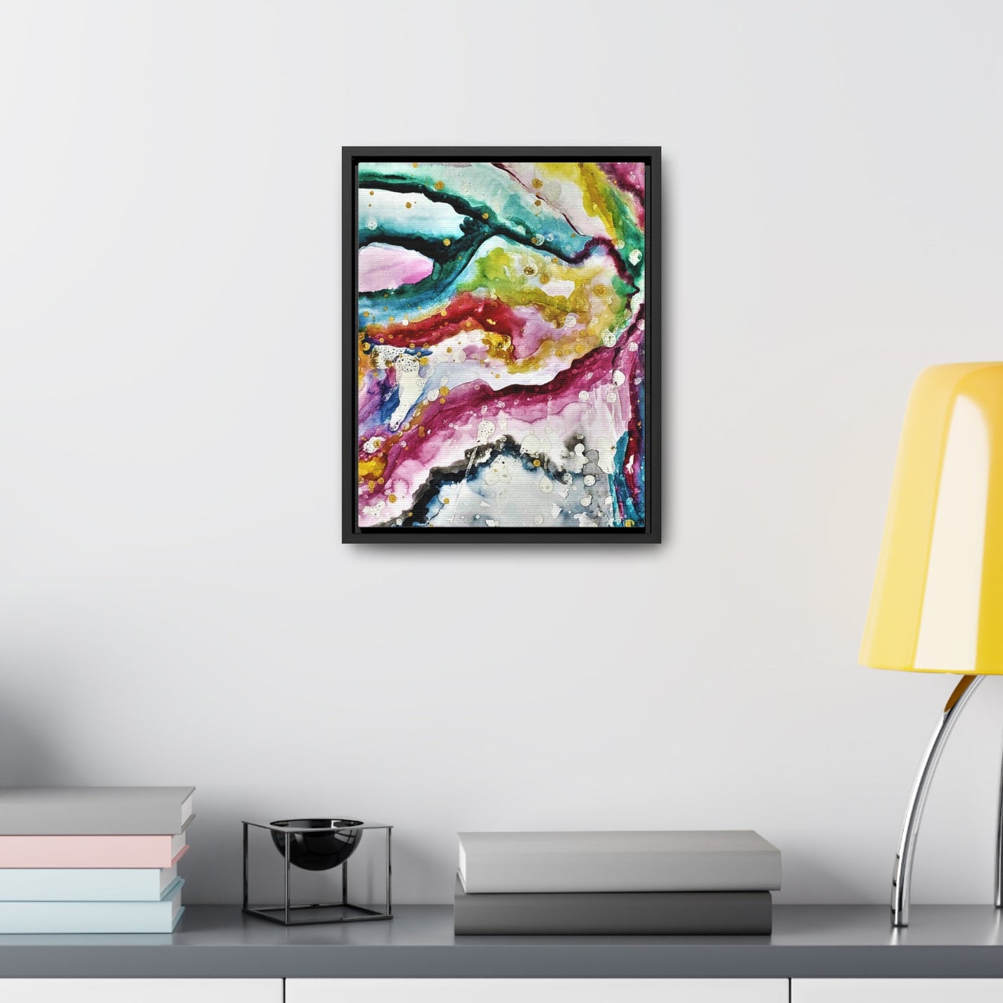 Cosmic Face Gallery Canvas Wraps Vertical Frame – Kia Day Design